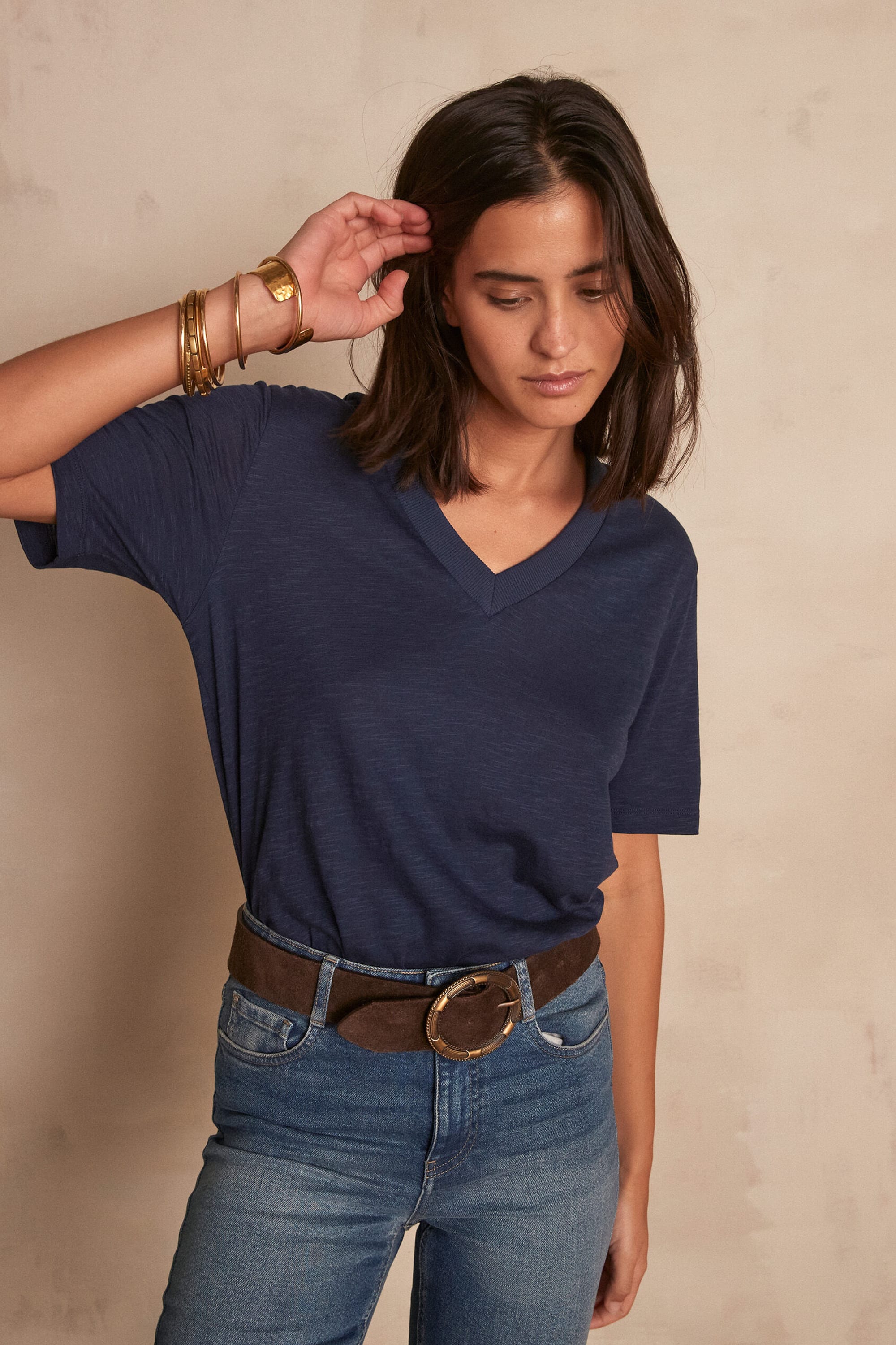 T-Shirt COREY Damen | BLAU | Maison 123